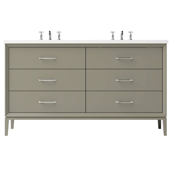 Vanderloc Alexandra Double Drawer Bathroom Vanity | Mihodo