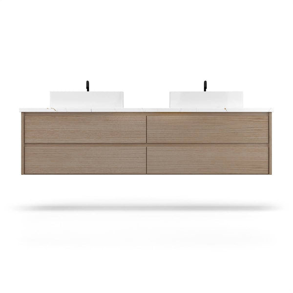 Vanderloc Gilded Double Drawer Bathroom Vanity | Mihodo