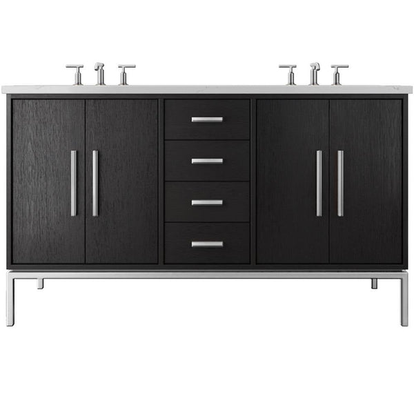 Vanderloc Rift White Oak Double Bathroom Vanity | Mihodo