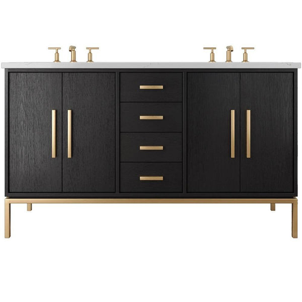Vanderloc Rift White Oak Double Bathroom Vanity | Mihodo