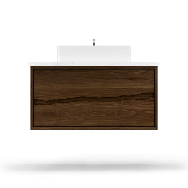 Vanderloc Ventura 2-Drawer Single Floating Bath Vanity | Mihodo